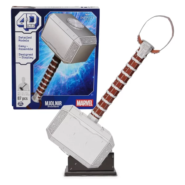 4D Build – Mjolnir Marvel Infinity Saga – The Hobby Place